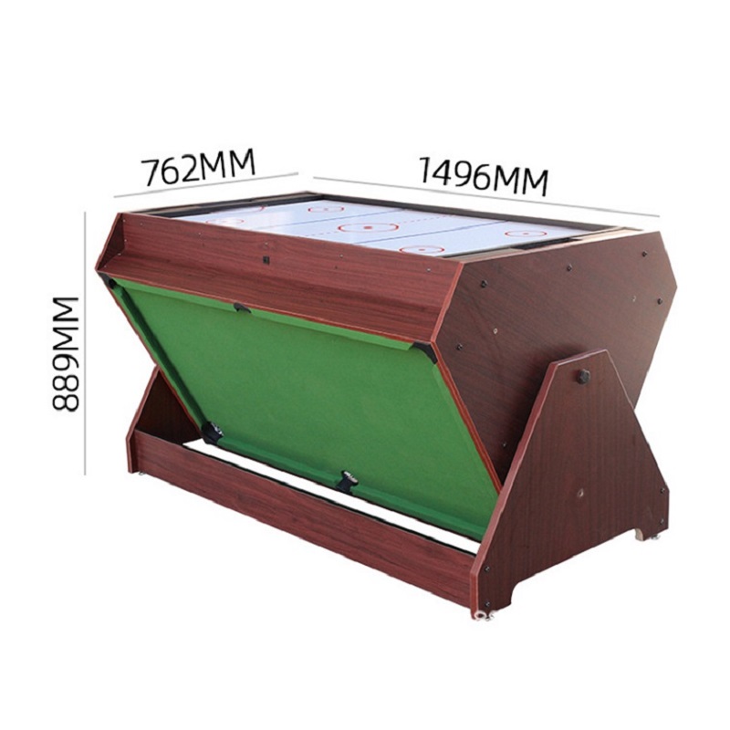 3 in 1 rotating billiard pool air hockey table with foosball | FEITE SPORTS